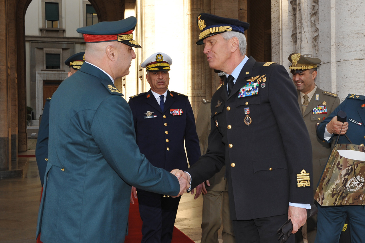 VISITA A PALAZZO AERONAUTICA DEL LEBANESE ARMED FORCES COMMANDER IN ...